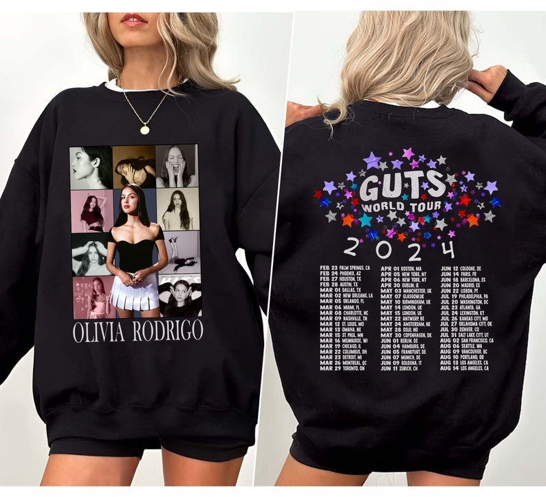 Olivia Rodrigo Guts Shirt, Olivia Rodrigo Guts Merch, Guts Tour 2024 ...