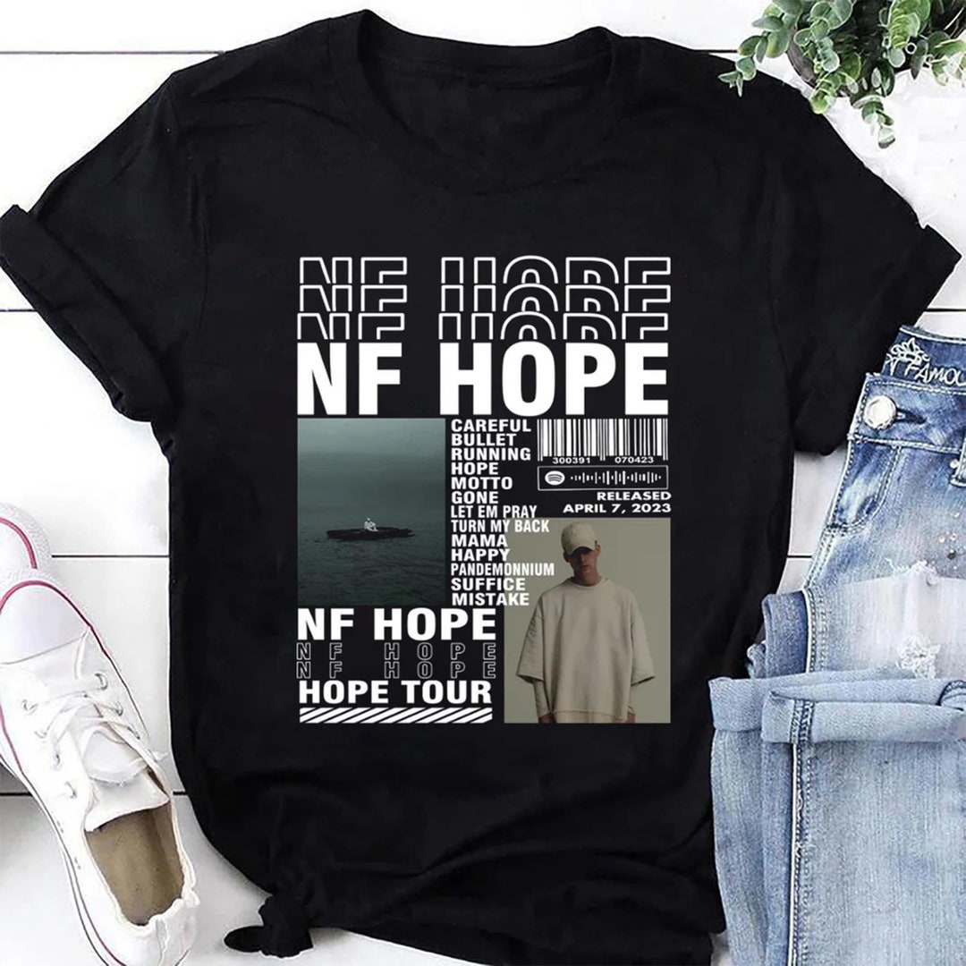 NF Hope Album T-shirt, NF Hope Tour 2024 Shirt, NF Fan Gifts T-shirt ...