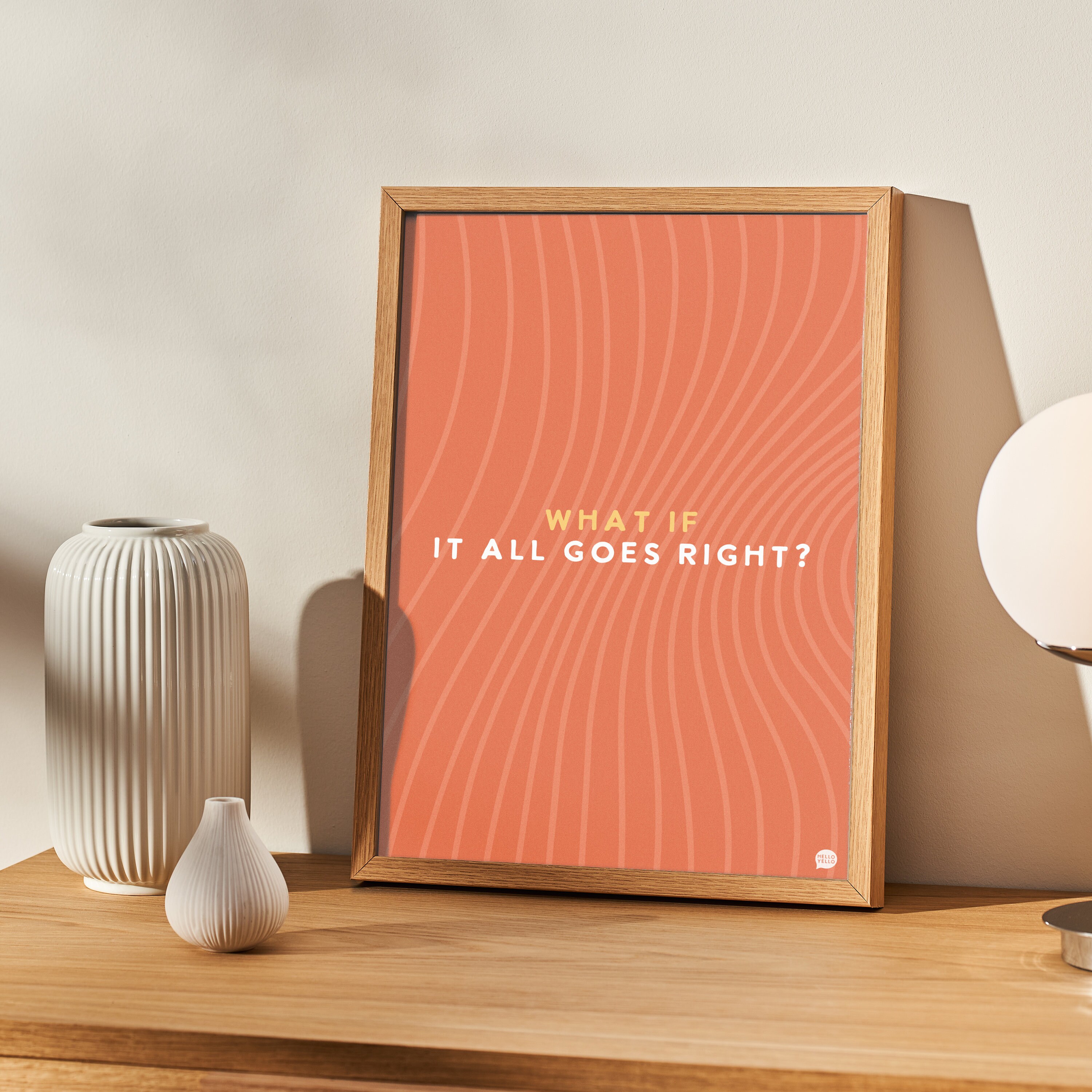 What If It All Goes Right Art Print | Cute Quote Aesthetic ...