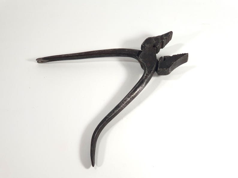 RARE Antique French Wrought Iron Cobbler's Pliers Tool 1700's/1800's ...