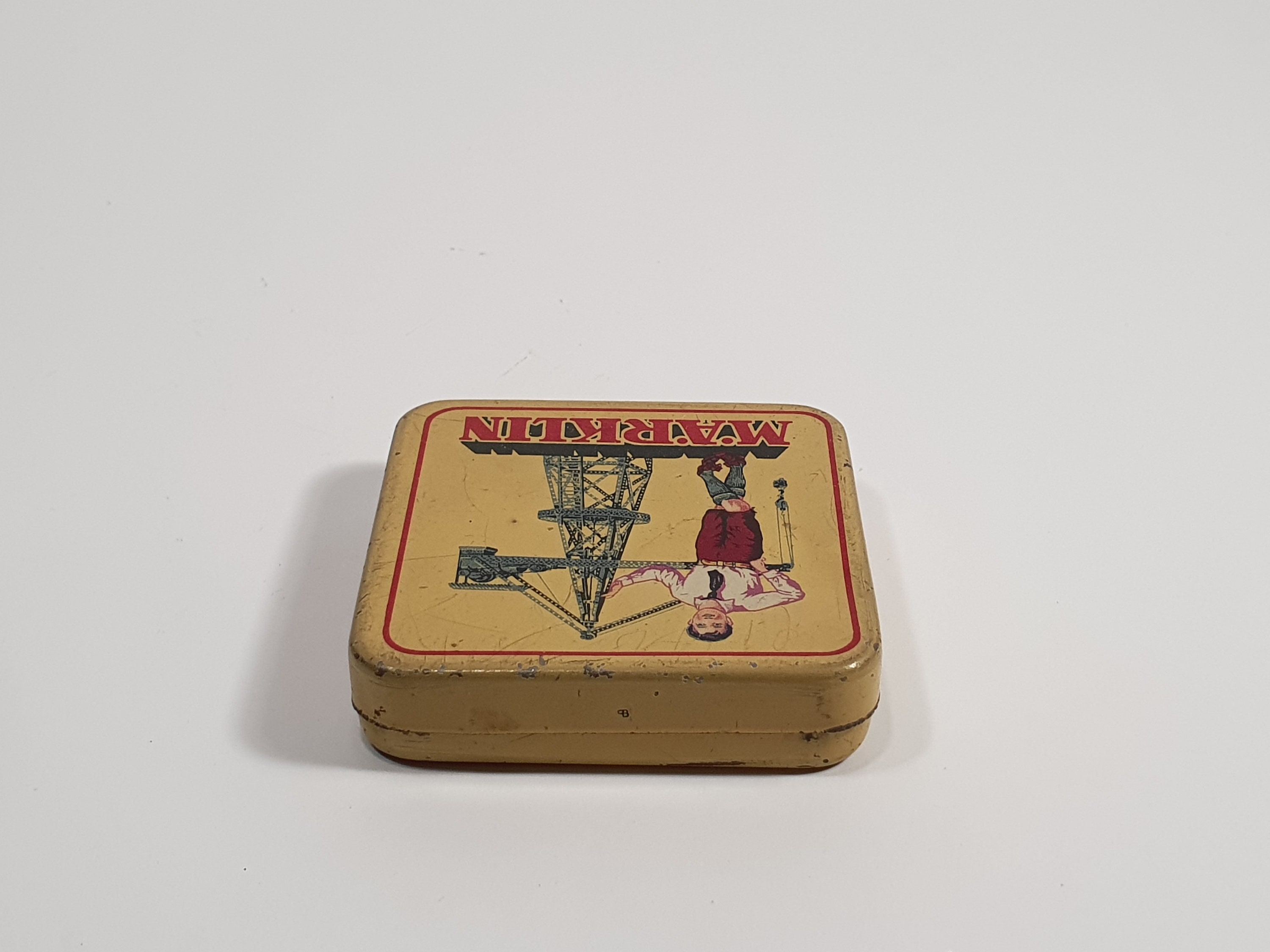 Vintage MARKLIN Lithographed Tin Box Toy Construction Set Model Train ...