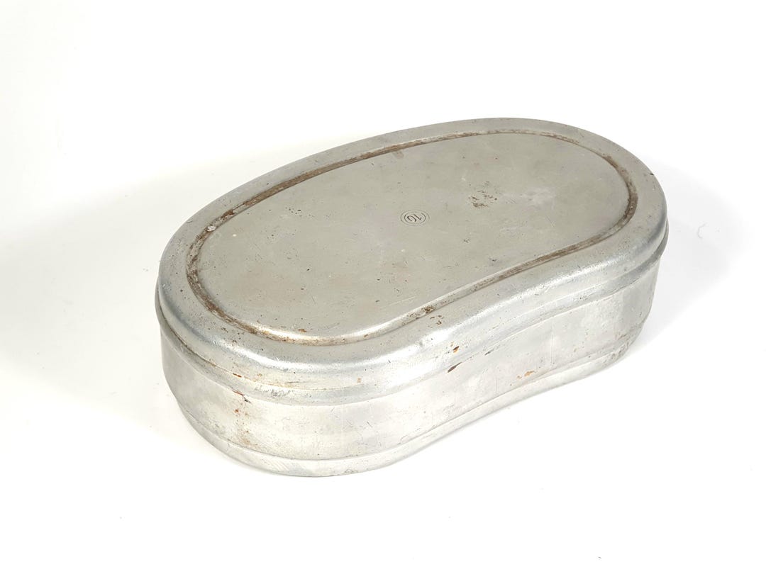 Vintage 1930-50's German Wwii-era Aluminium Sandwich Bread Tin Box ...