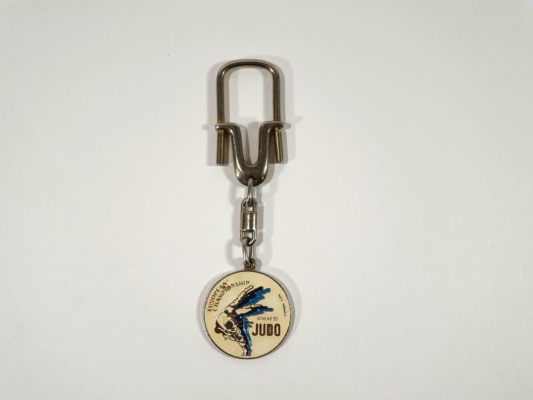 1993 JUDO European Championship Athens Enameled Souvenir Keychain Men ...