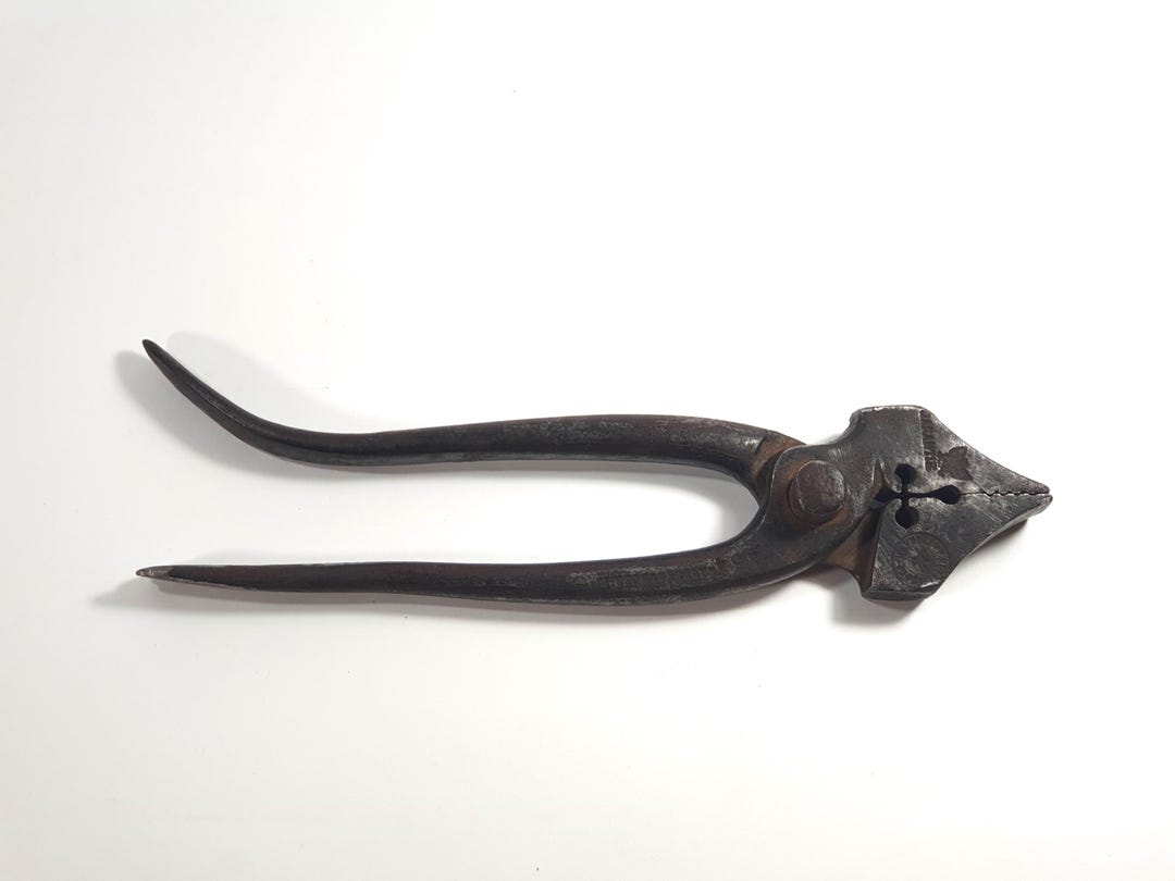 RARE Antique French Wrought Iron Cobbler's Pliers Tool 1700's/1800's ...