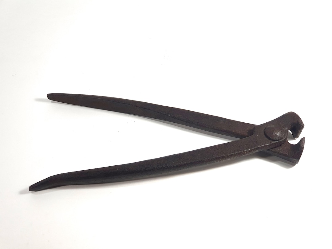Antique Wrought Iron Cobbler's Pliers Nail Puller Removing Tool 1700's ...