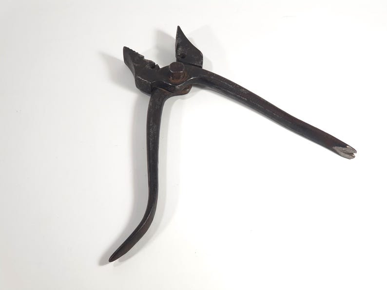 RARE Antique French Wrought Iron Cobbler's Pliers Tool 1700's/1800's ...