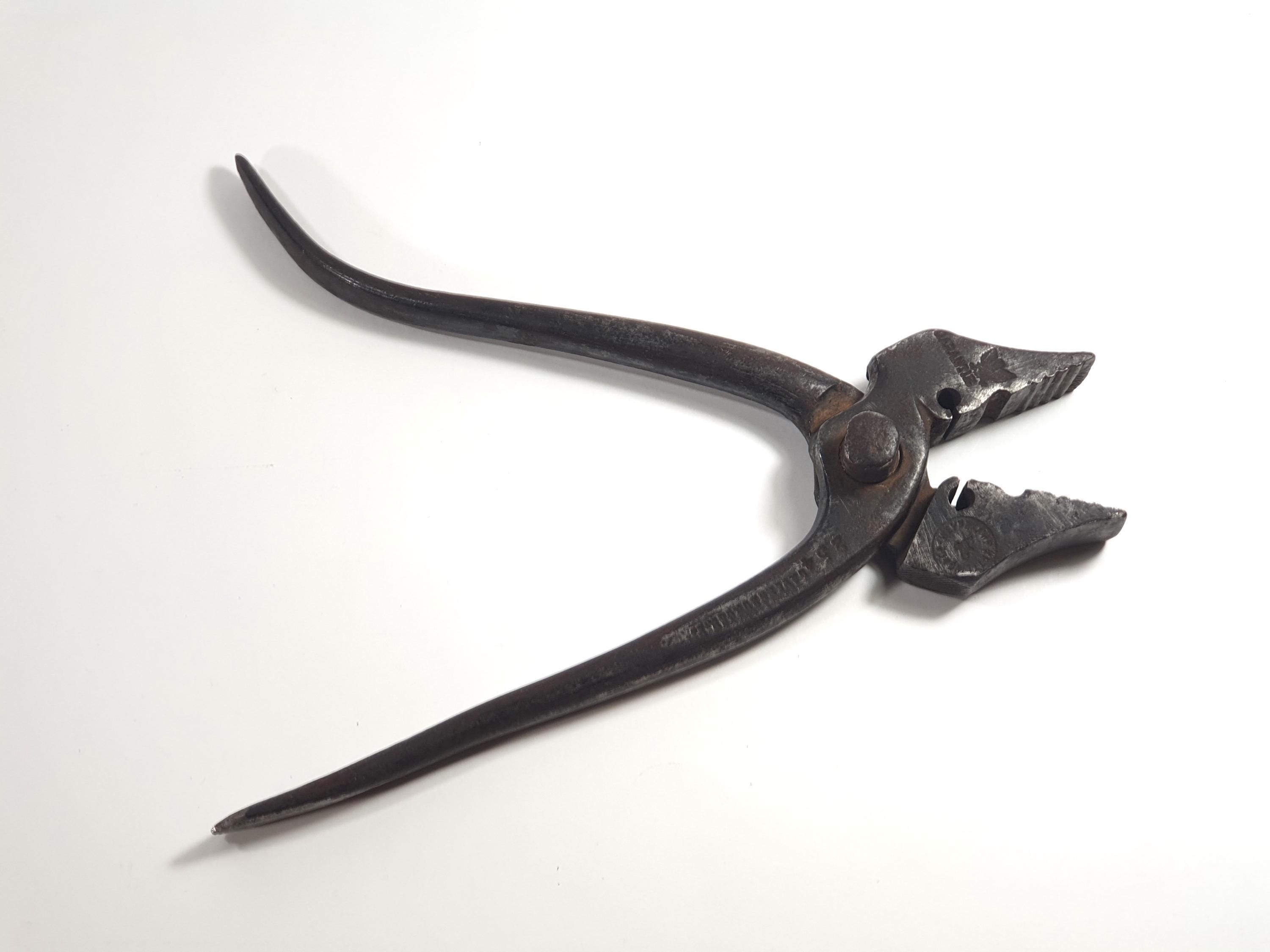 RARE Antique French Wrought Iron Cobbler's Pliers Tool 1700's/1800's ...