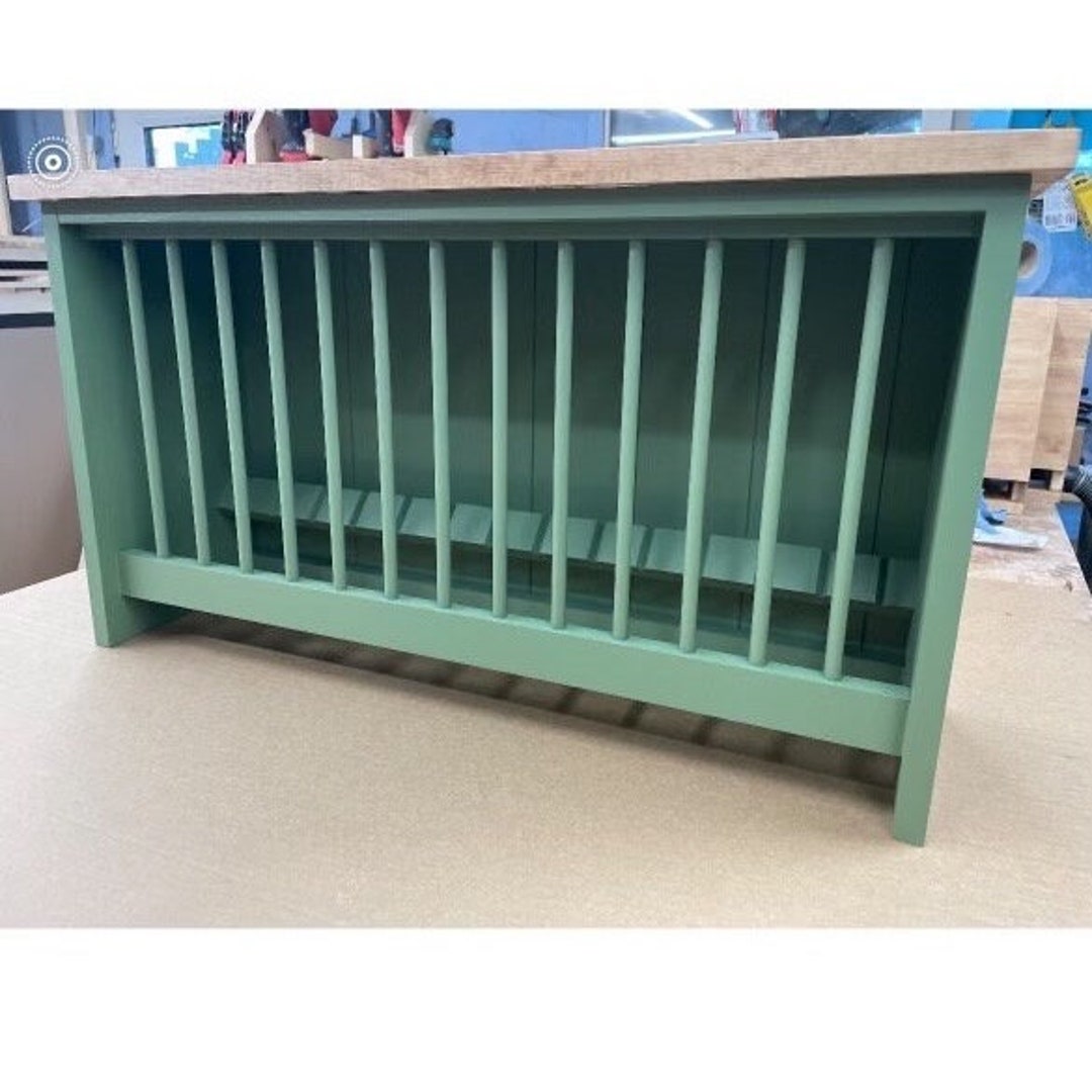 The Valley Solid Pine Plate Rack Bespoke Made to Order Finished in Your ...