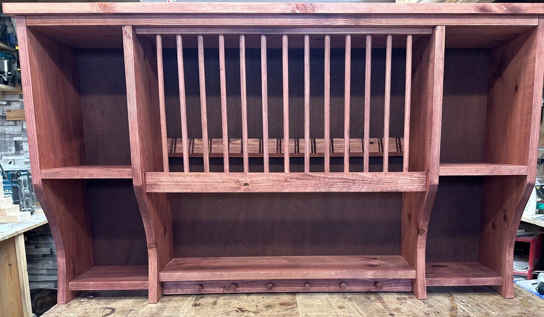 The Emma Bespoke Plate Rack Storage - Etsy