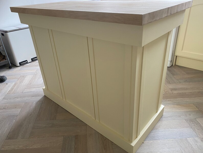 The Rose Bespoke Kitchen Island Finished in Your Chosen Farrow and Ball ...