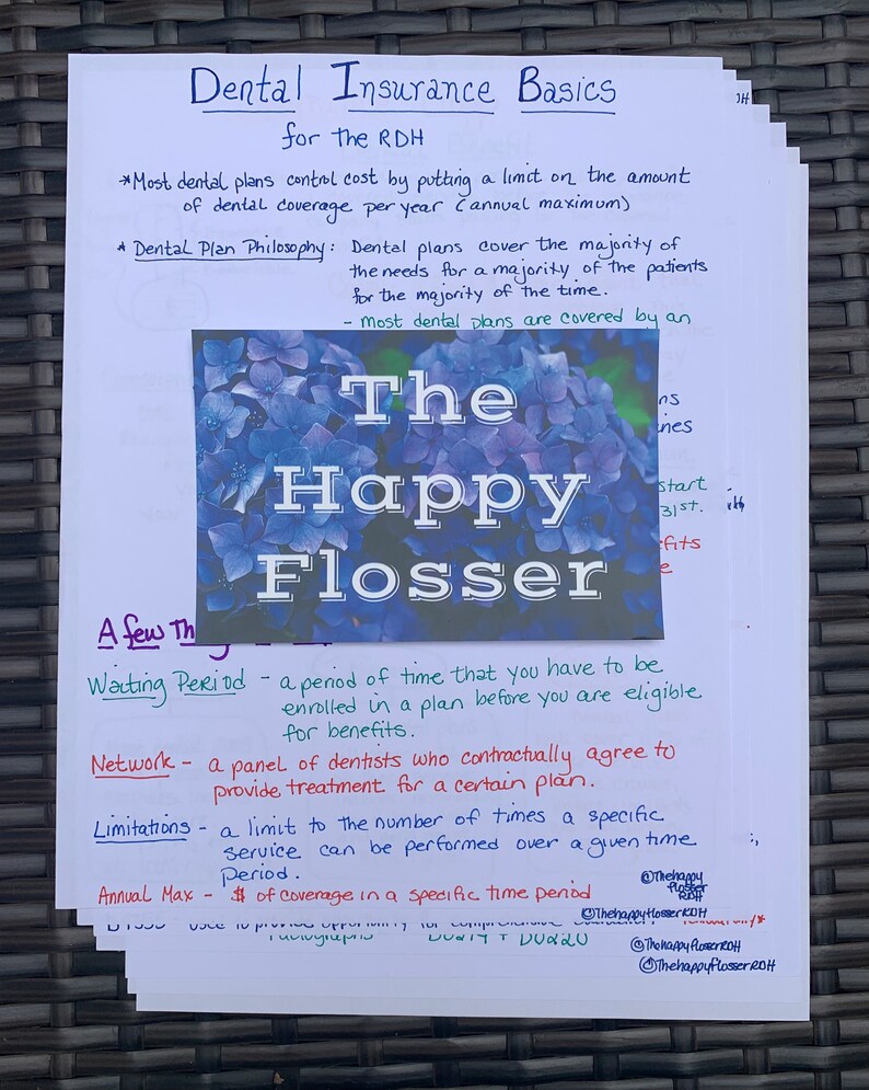 Dental Insurance CDT Codes Study Sheets (PDF Download)! - Etsy