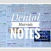 Dental Terminology Study Sheet Bundle for the Dental Hygiene Student - Etsy