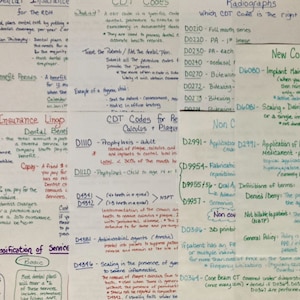 Dental Insurance CDT Codes Study Sheets (PDF Download)! - Etsy