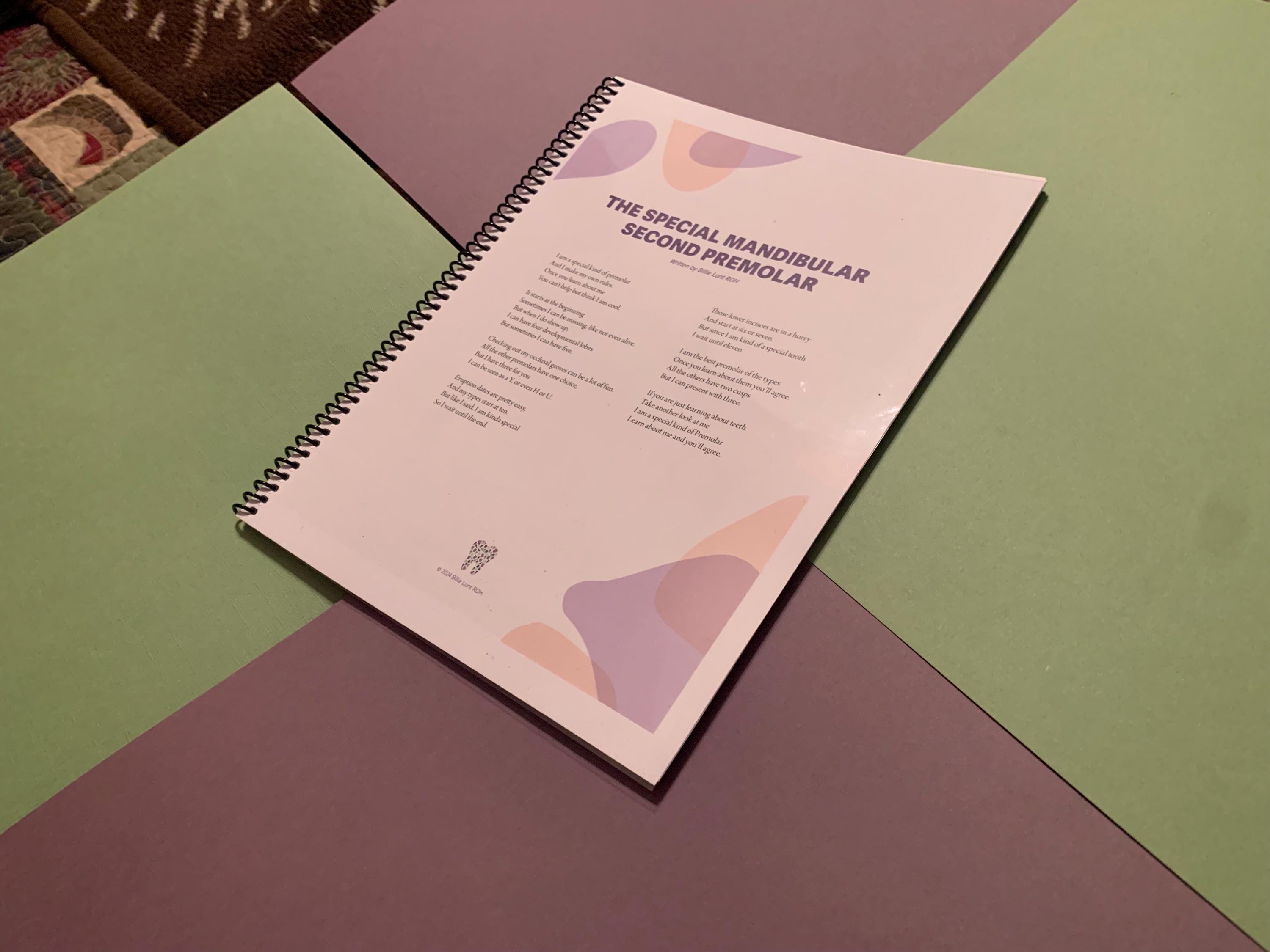 Dental Tooth Anatomy Spiralbound 75 Color Handwritten Notes for Dental ...