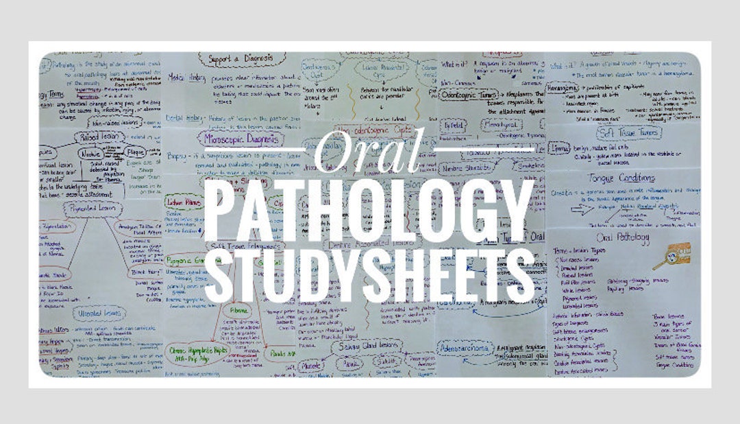 Oral Pathology Study Sheets for the Dental Hygiene Student - Etsy