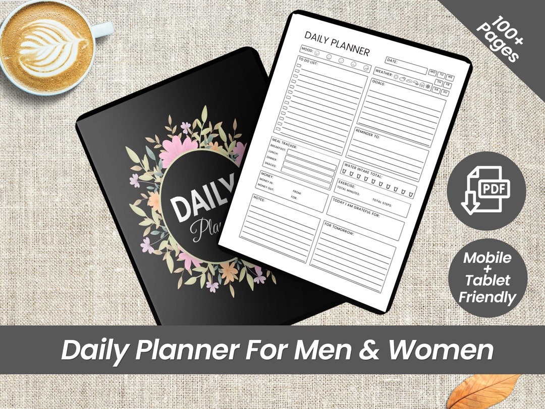 Weekly Planner and Journal, Digital Journal Planner Notebook, Gift for ...
