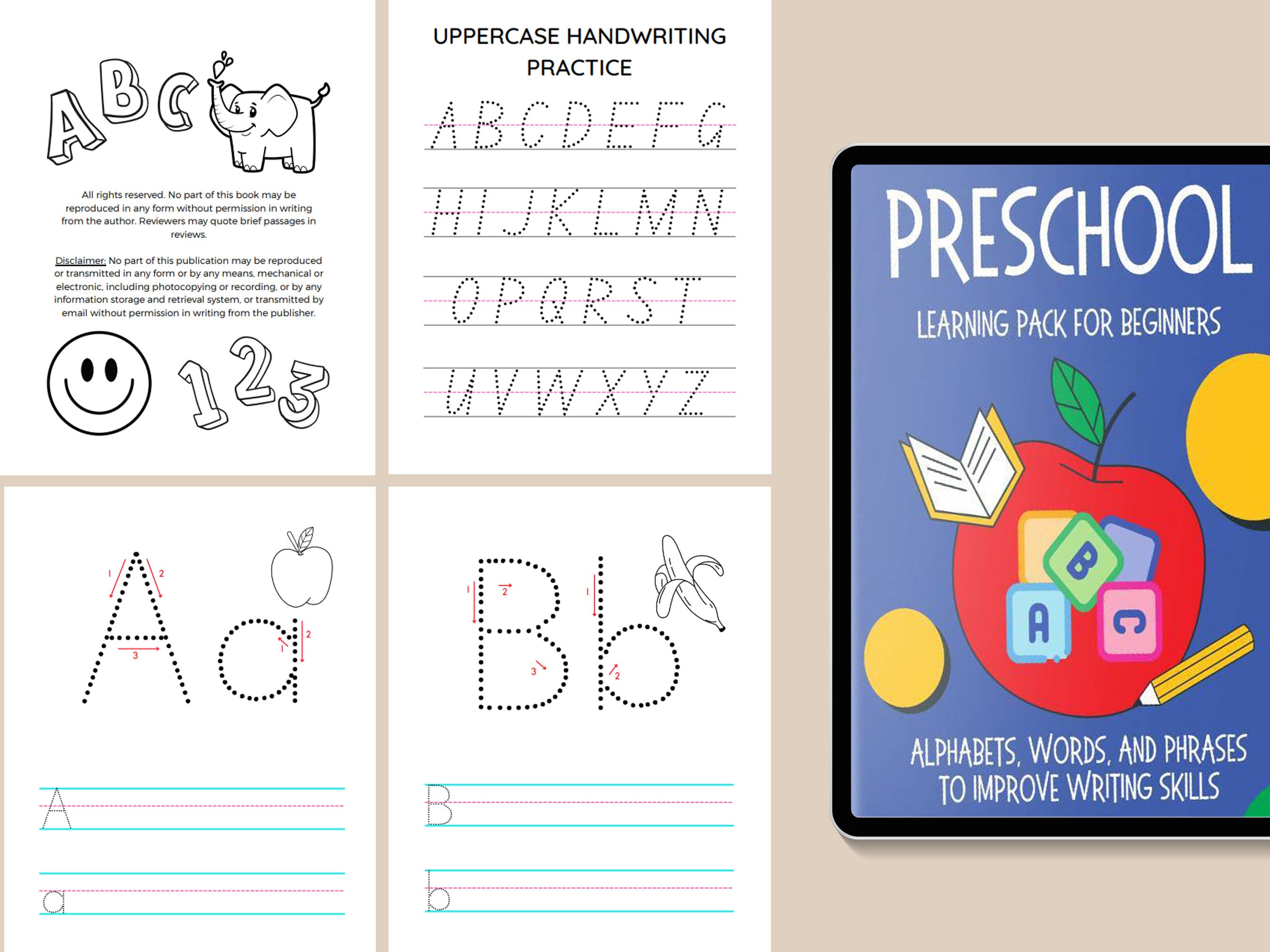 Libro de trabajo preescolar para niños Cuaderno planificador - Etsy México