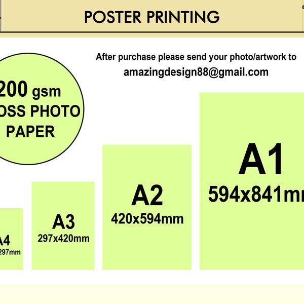 Printing High Quality Poster - Etsy