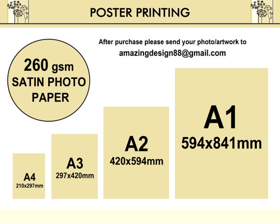 Poster Size Photo Printing Custom Poster Printing | Personalized