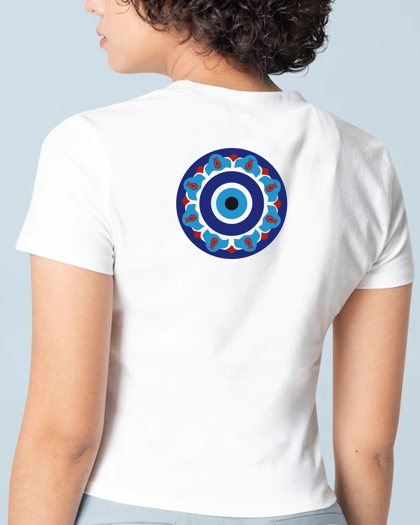 T-shirt Nazar With Unique Design Turkish, Greek Evil Eye Protection Tee ...