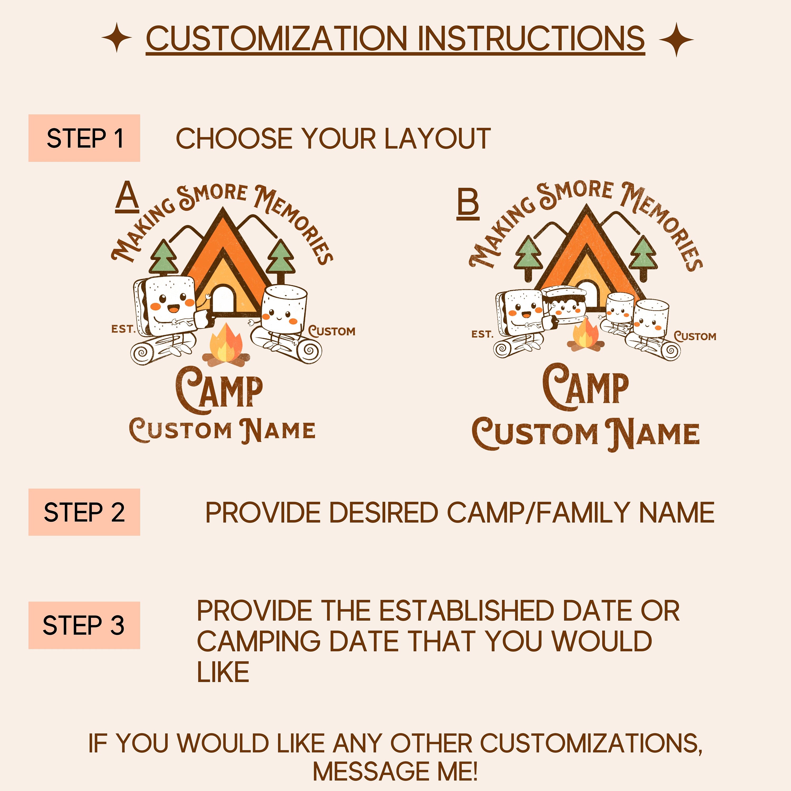 Customized Family Camping Shirt, Personalized Group Camp Tshirt, Making ...