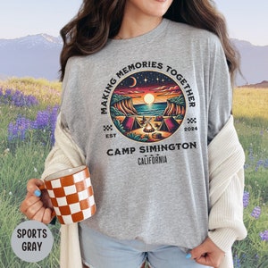 Customized Family Camping Shirt, Personalized Group Camp Tshirt, Making ...