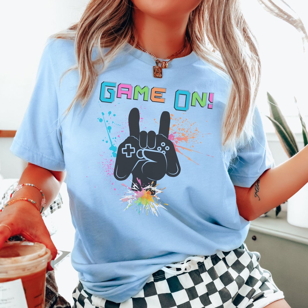 Funny Gamer Girl Tshirt, Retro Gaming Shirt, Sarcastic Gamer Tee, Fun ...