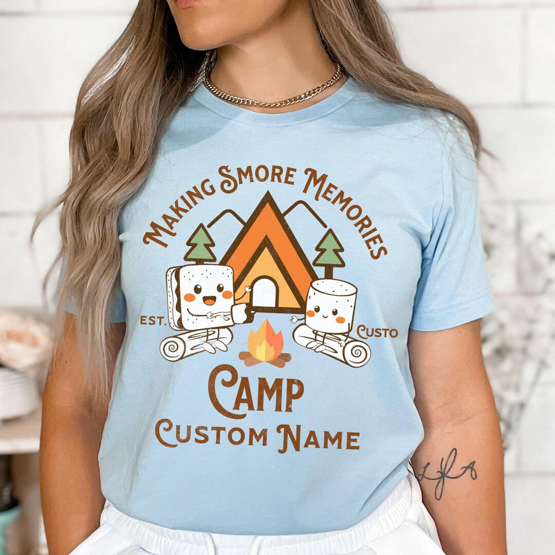 Customized Family Camping Shirt, Personalized Group Camp Tshirt, Making ...