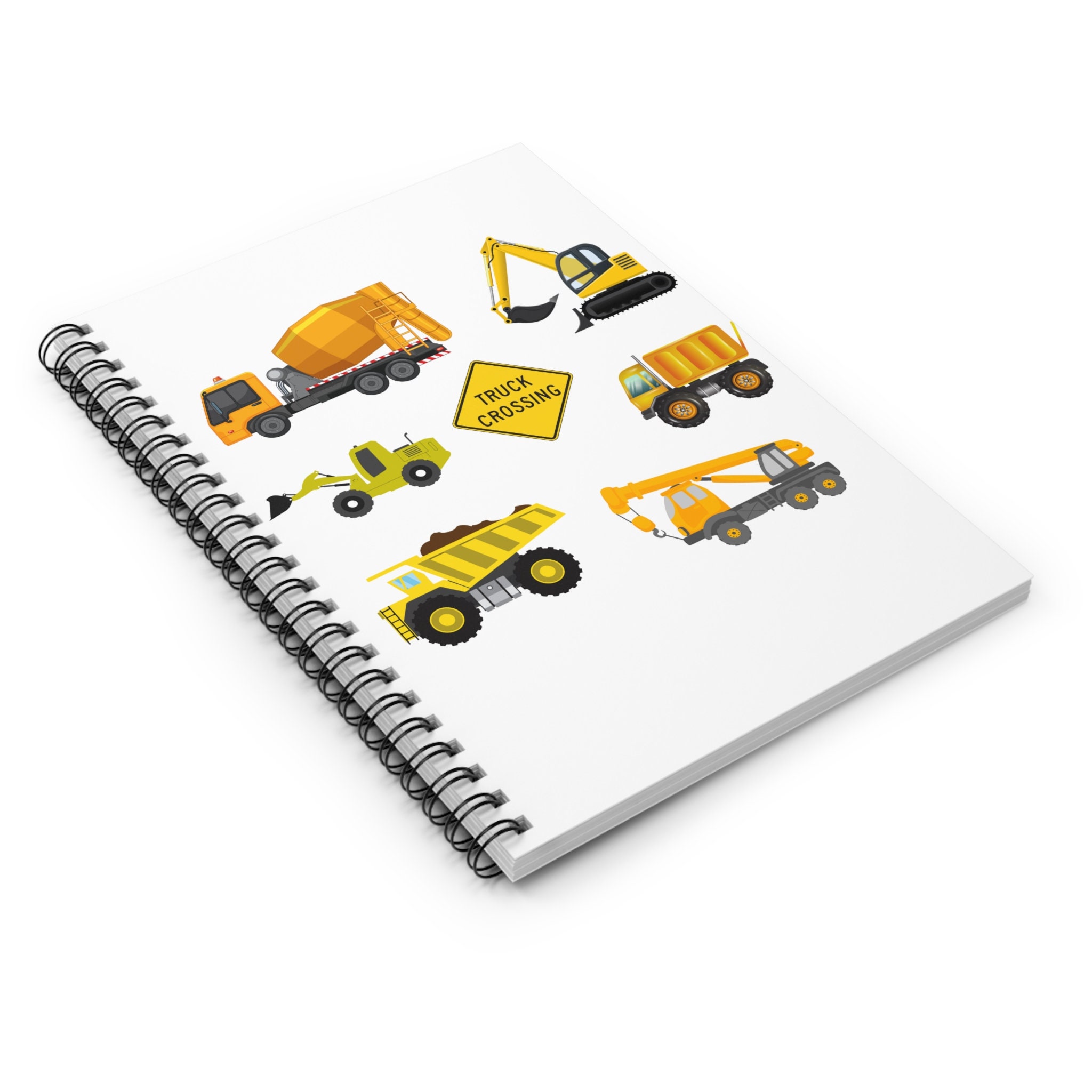 Construction Notebook, Truck Notebook, Kids Gift, Truck Journal - Etsy
