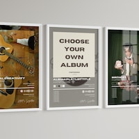 Custom Album Cover Art Print | Personalized Music Poster (digital ...