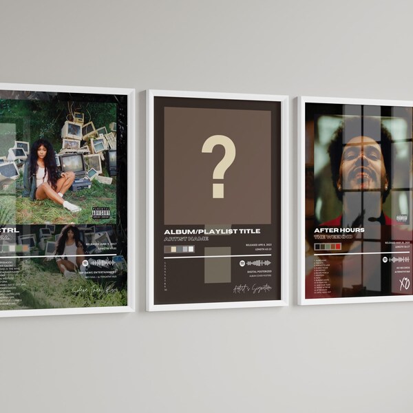 Aesthetic Music Artist Posters - Etsy