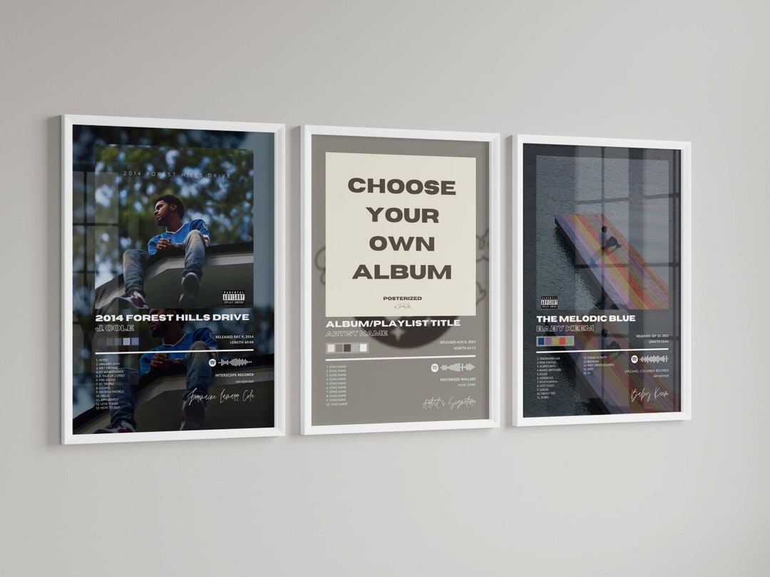 Custom Album Cover Posters, Album Cover Prints Personalized and Custom ...