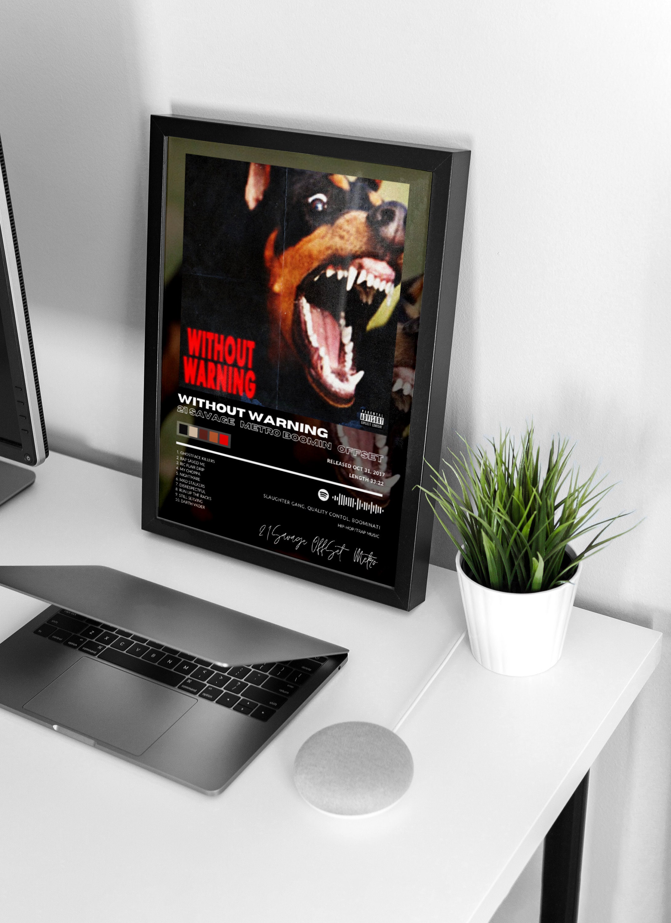 Metro Boomin - Without Warning - 21 Savage - Poster by Katie Chandler ...