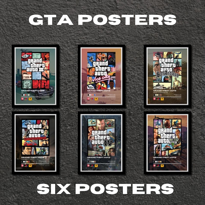 Gta 6 Poster - Etsy