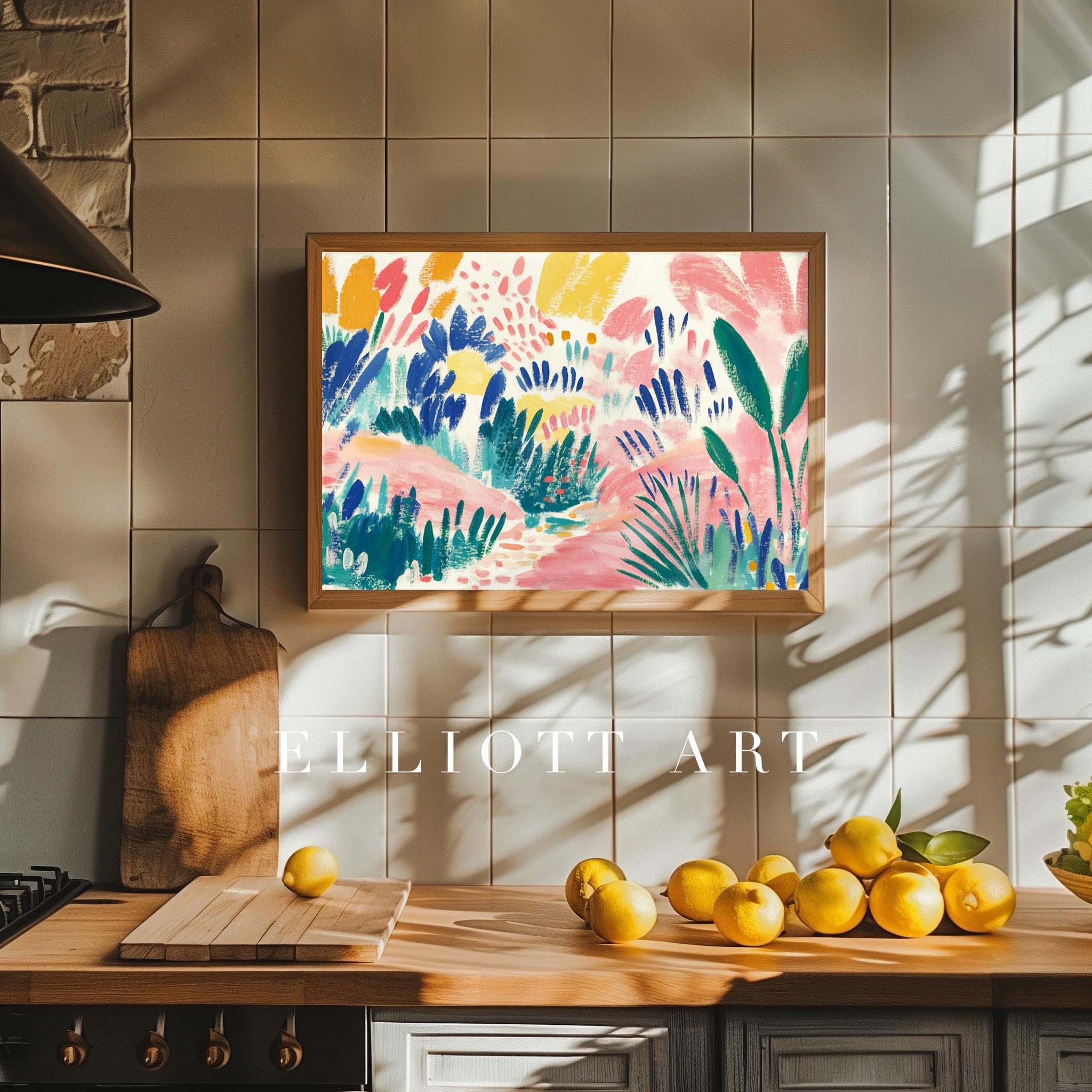 Abstract Art Print | Fauvism Style of Henri Matisse | Colorful Art ...