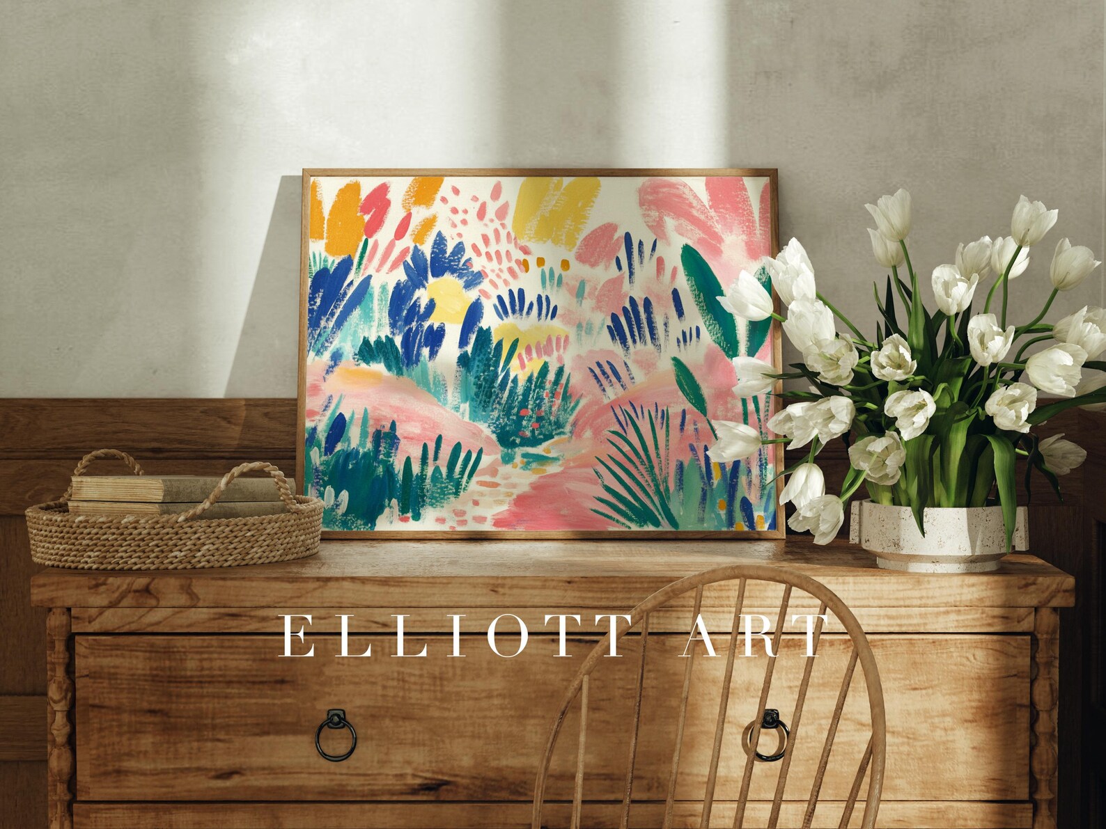 Abstract Art Print | Fauvism Style of Henri Matisse | Colorful Art ...