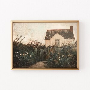 Garden Country Cottage SET of Two Prints | Cottagecore Wall Decor ...