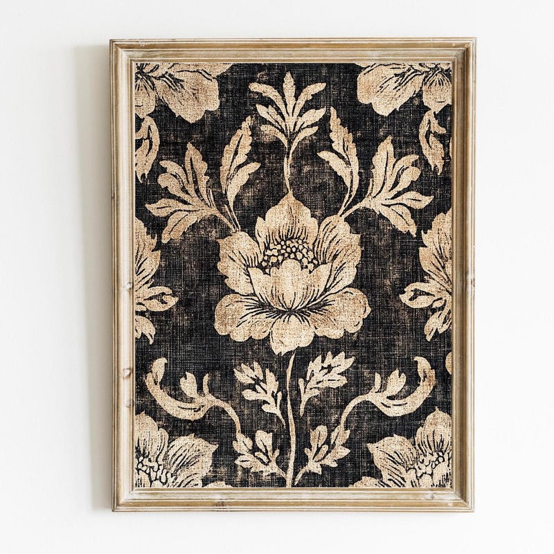 Black Cream Wall Art - Etsy