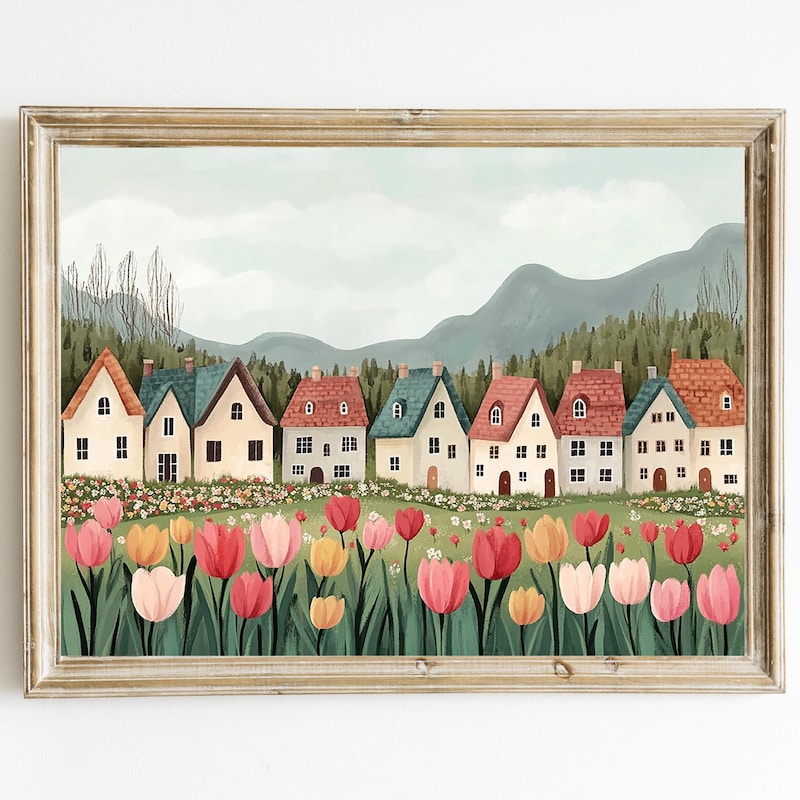 Tulip Print - Etsy