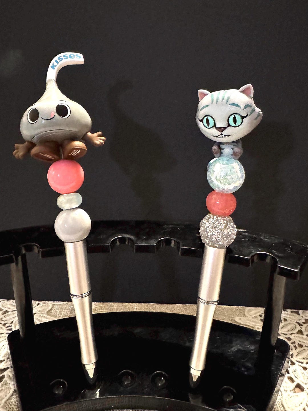 3D Beadable Pen Kiss Hershey Alice in Wonderland Cheshire Cat - Etsy
