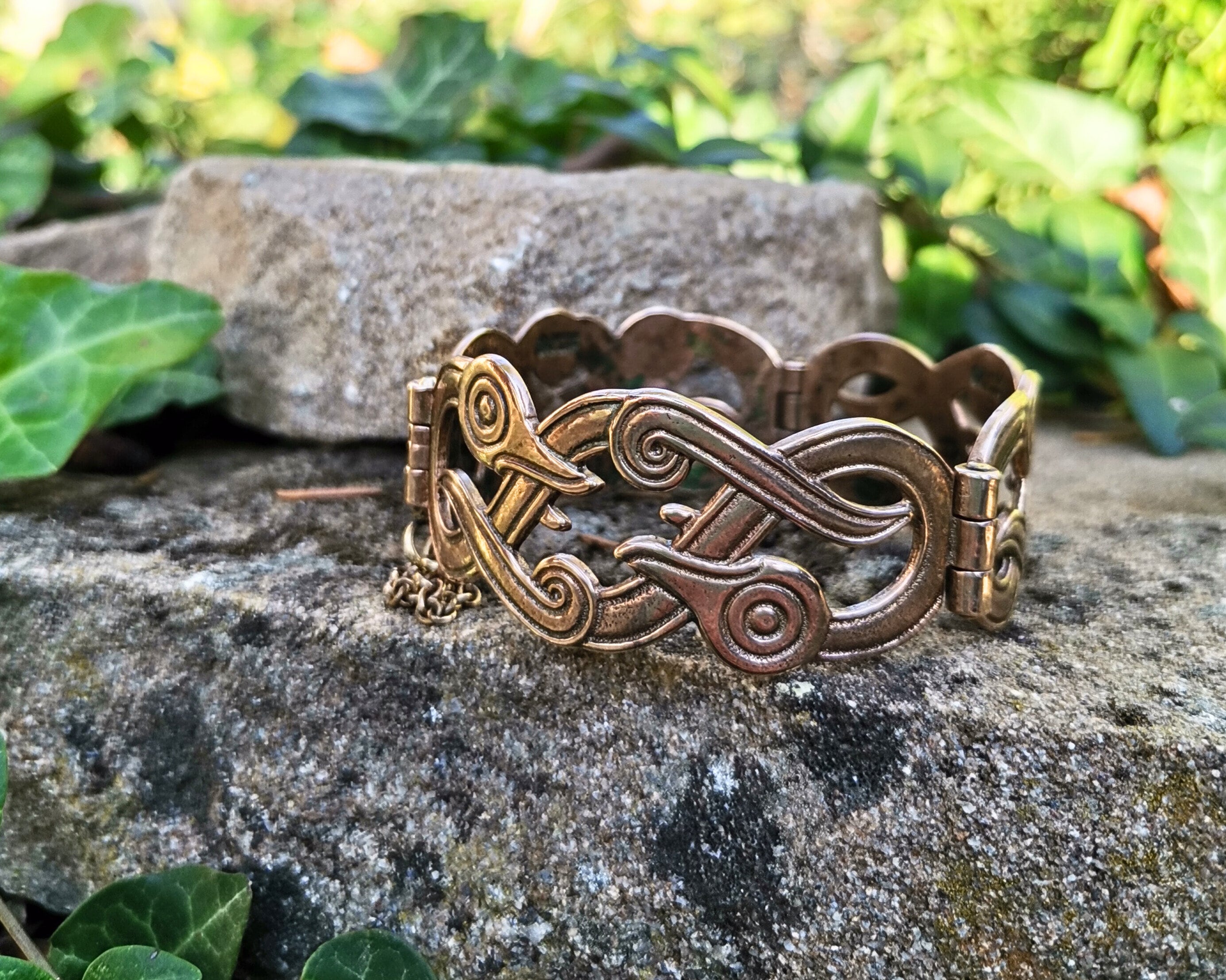 Iku-turso Bracelet Kalevala Koru Vintage Bronze Bangle Viking Age ...