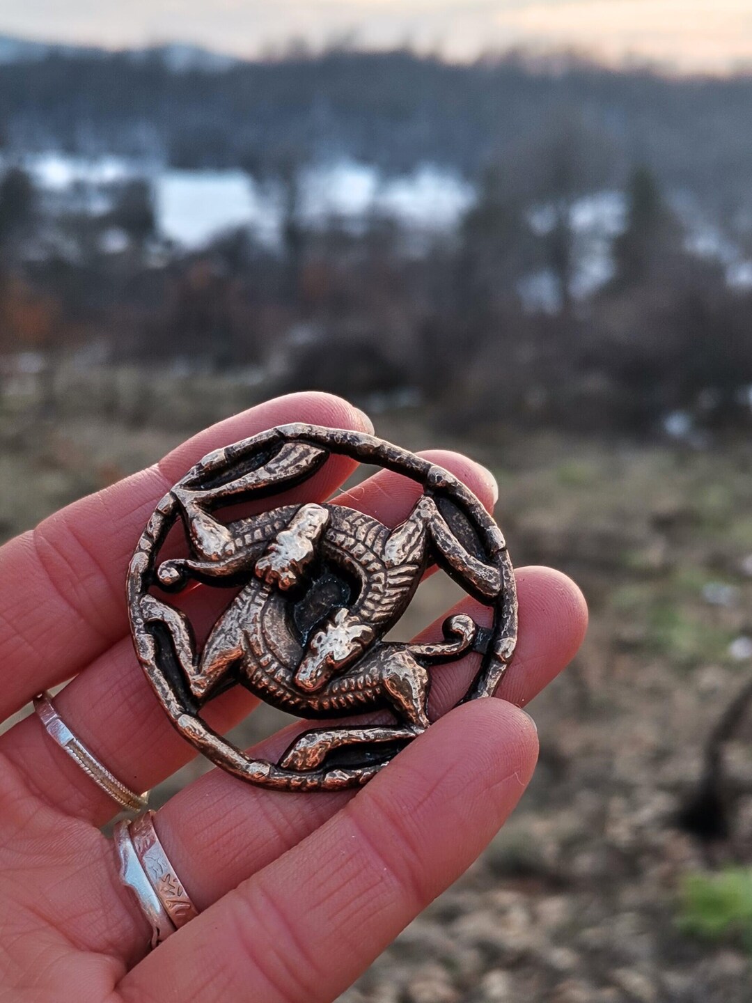 Sporrong & Co, Stockholm | Vintage Bronze Viking Swedish Brooch ...