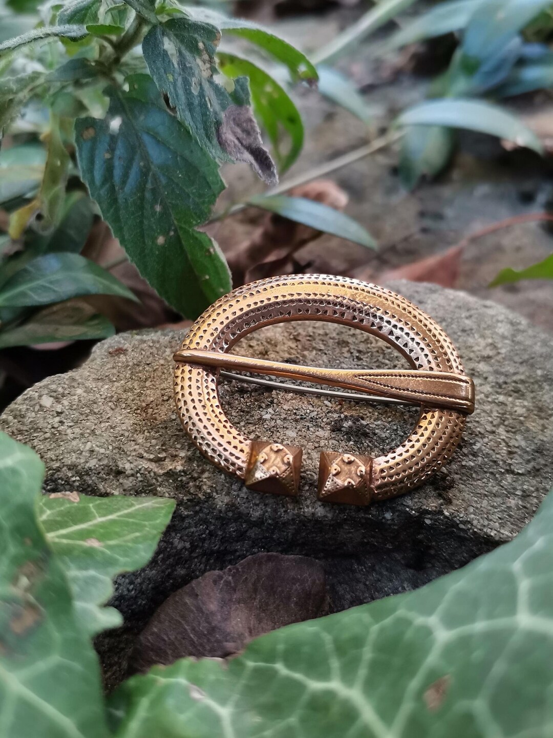 Vintage Kalevala Koru KK Bronze Penannular Brooch "Ähtärin Solki ...
