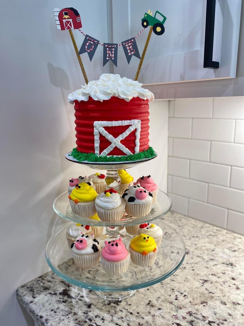 Farm Cake Topper - Etsy