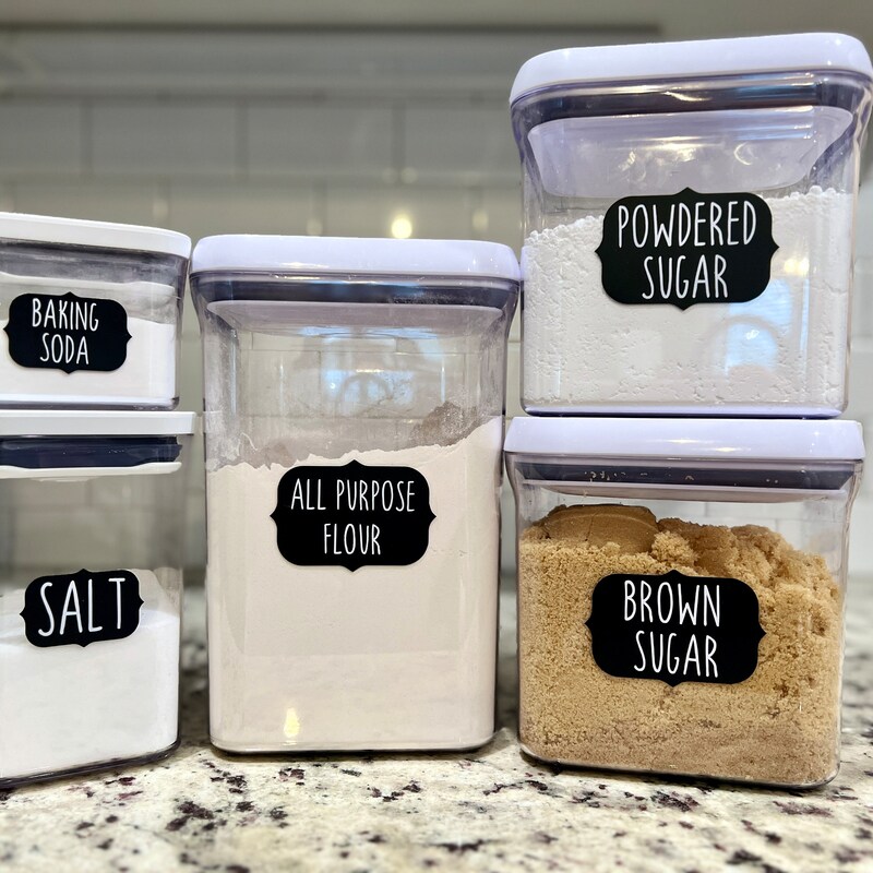 Canister Labels - Etsy