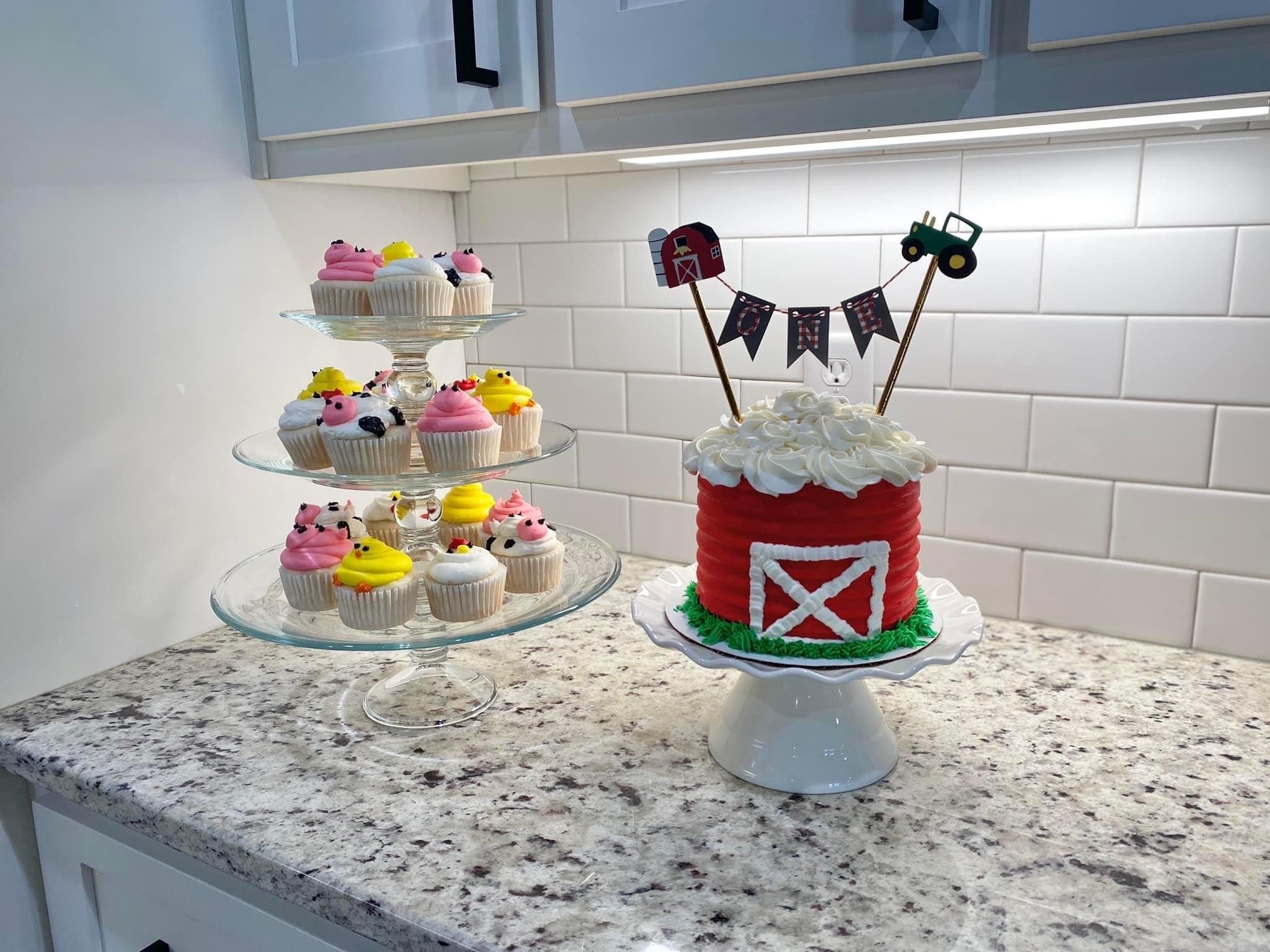 Farm Cake Topper - Etsy