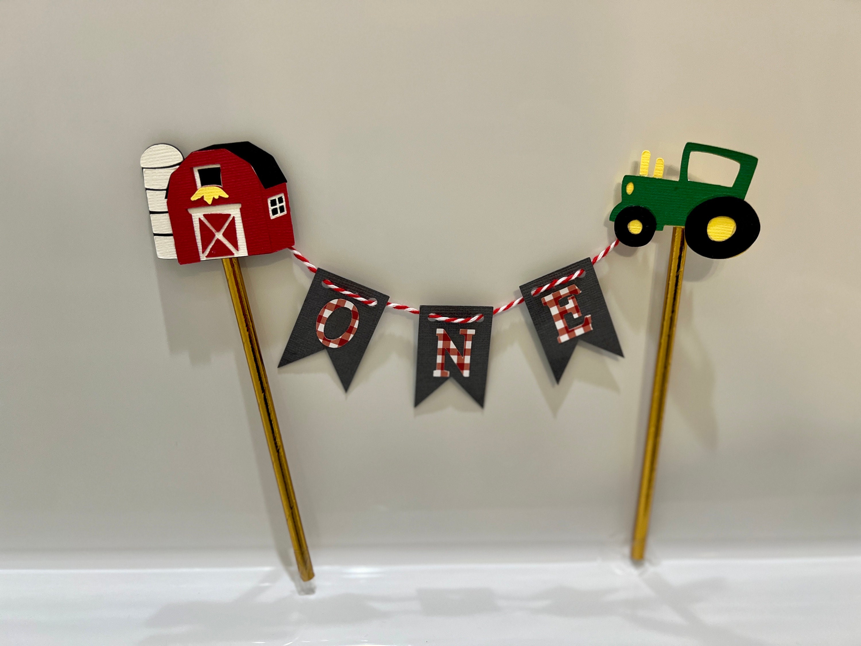 Farm Cake Topper - Etsy