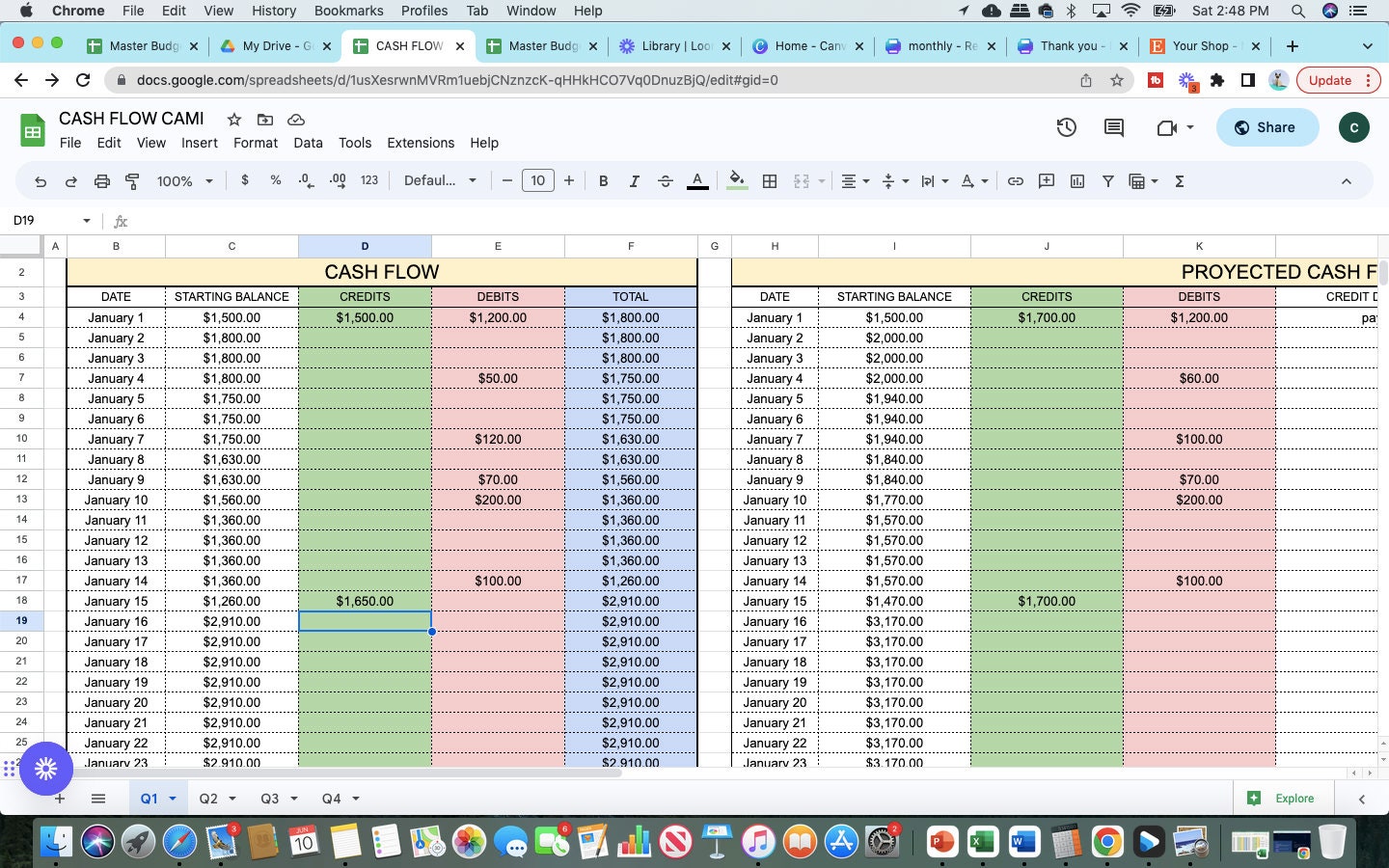 Yearly Cashflow Spreadsheet for Cashflow Money Planning Spreadsheet for ...