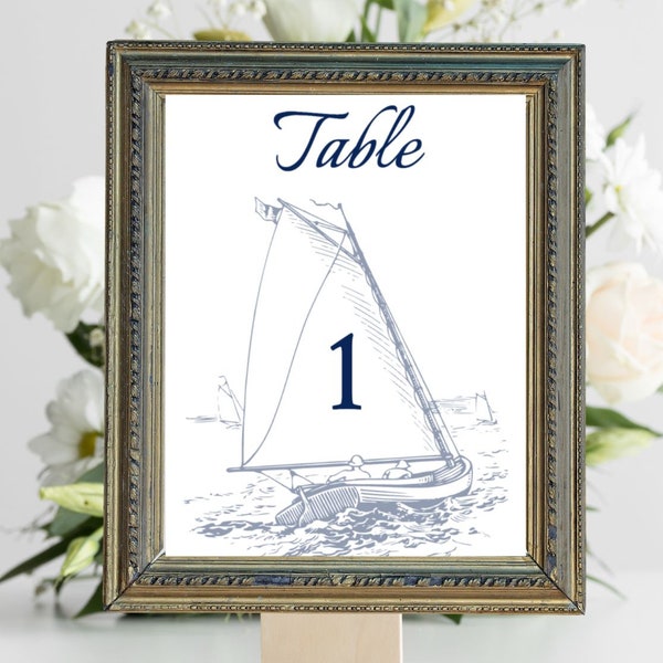 Sailboat Place Card - Etsy