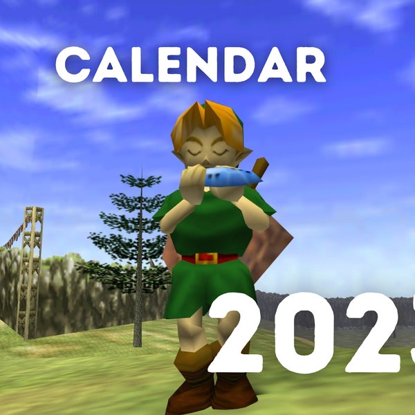 2023 Video Game Calendar - Etsy